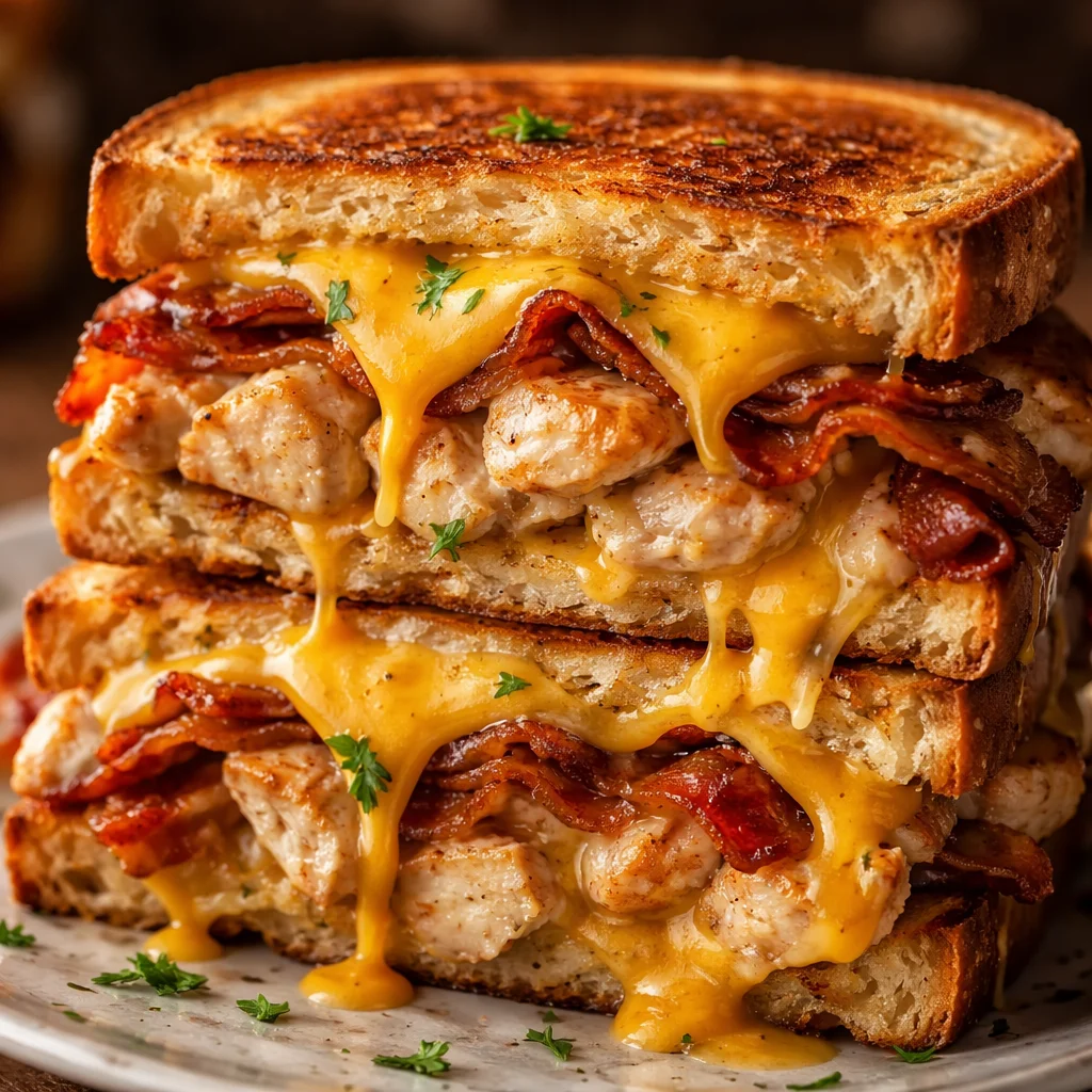 Cheddar Bacon Ranch Chicken Melt – D.K.H