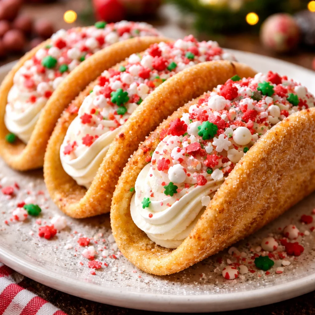Christmas Cheesecake Tacos – D.K.H