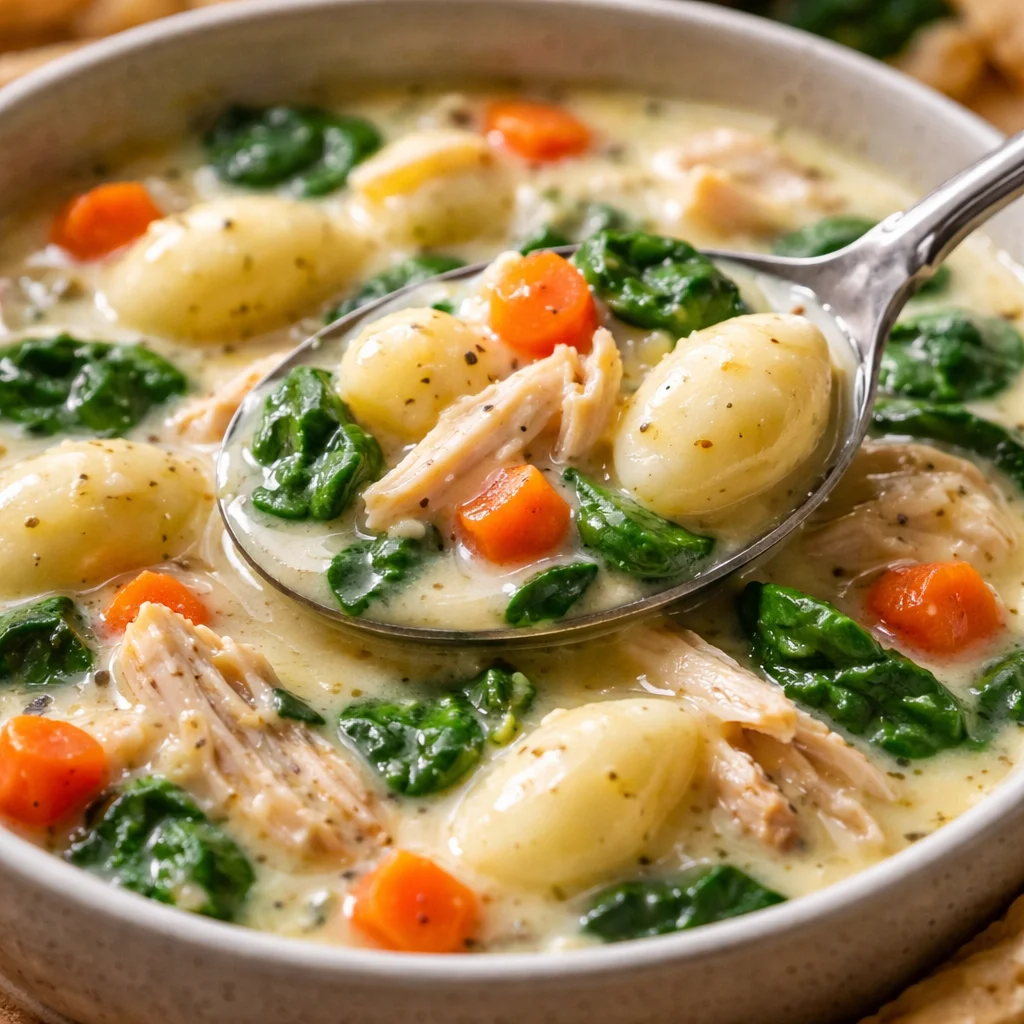 Healthy Rotisserie Chicken Gnocchi Soup – D.K.H